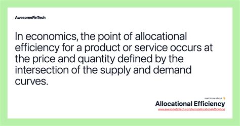 Allocational Efficiency Awesomefintech Blog