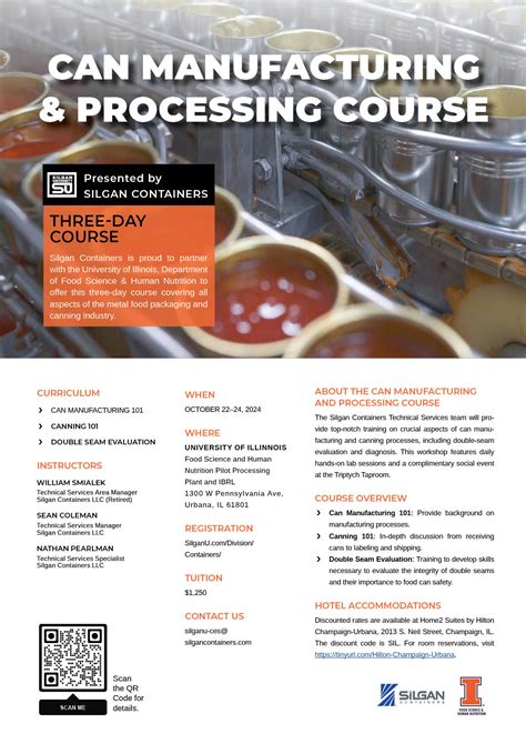 Silgan Canning 101 Integrated Bioprocessing Research Laboratory