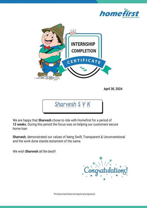 Sharvesh S V K On Linkedin Internshipcomplete Homefirstfinance