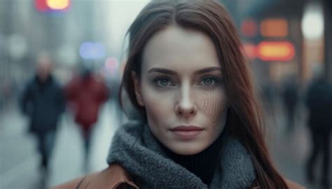 Premium Photo Face Detection Ai Concept As Technology For Safe