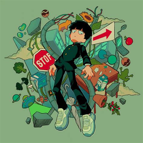 Anime Collage Anime Art Psycho 100 Mob Psycho You Drop This King