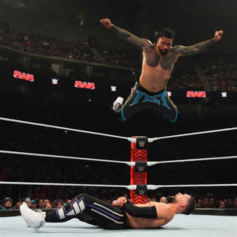Jey Uso vs Finn Bálor Monday Night Raw April 29 2024 WWE Photo