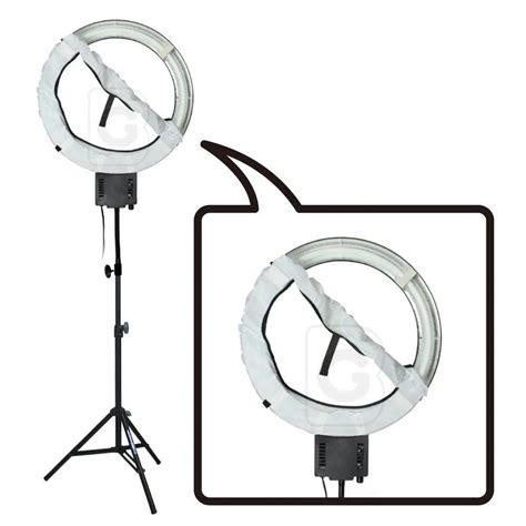 Studio W K Ring Lamp Light Soft Diffuser Sock With Cm Stand Kit V In Photographic
