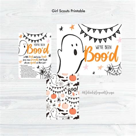 Girl Scouts Custom Designed Youve Been Bood Printable Weve