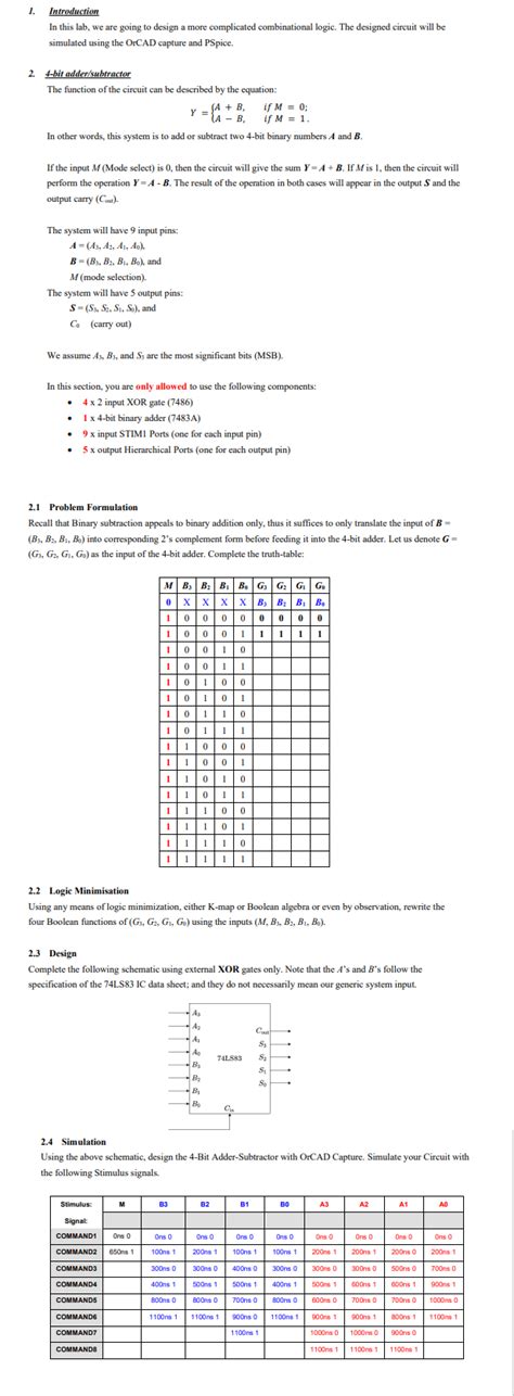 Solved Introduction In This Lab We Are Going To Design A Chegg