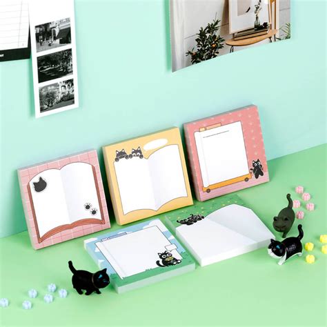 Ardium Meow Meow Books Memo Notepad For Cat Lovers