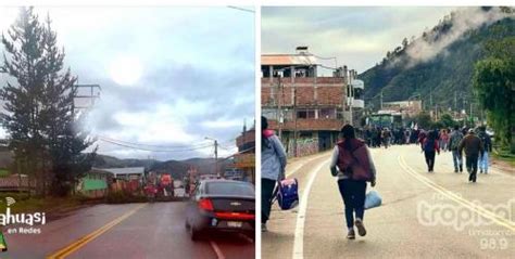 Protestas Perú EN VIVO manifestaciones en Lima carreteras bloqueadas