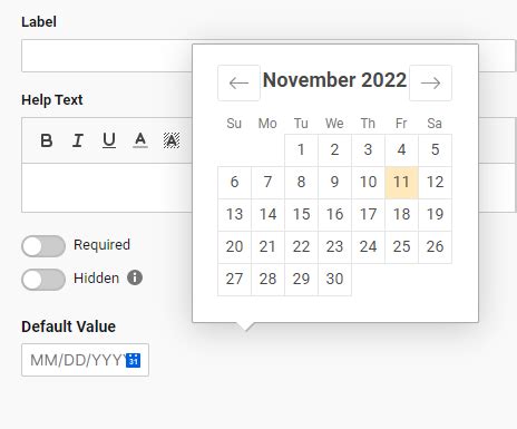 Enhancement Request TODAY As Default Value In Forms Smartsheet