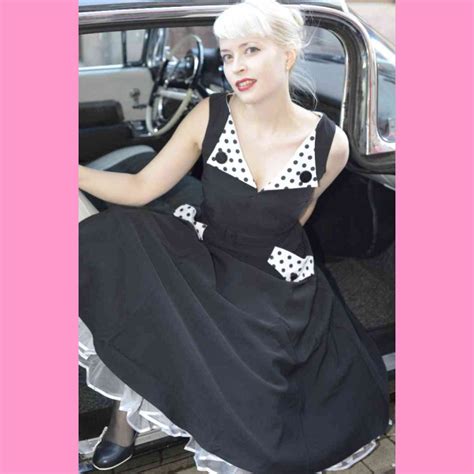 Bettie Page Brigit Circle Dress Garageland