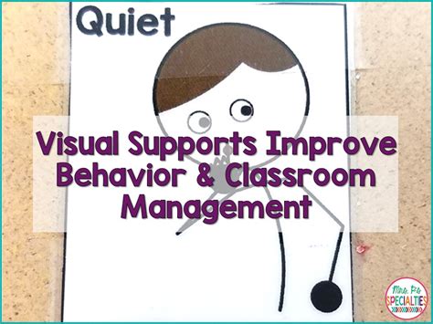 Use Visual Supports To Improve Behavior And Classroom Management Mrs