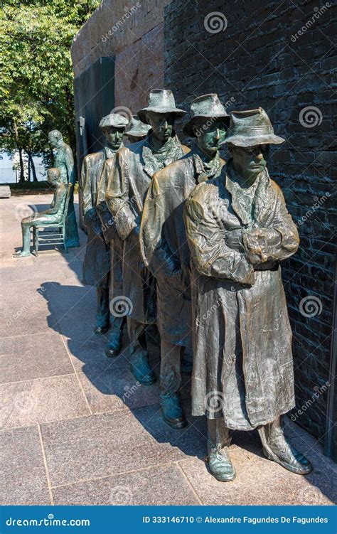 Franklin Delano Roosevelt Memorial Washington Dc Usa Editorial Image