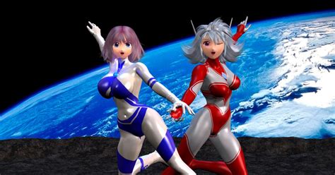 ウルトラヒロイン おめでとうございます！ Feldenのマンガ 巨大ヒロイン ウルトラマリア ウルトラエリス Pixiv