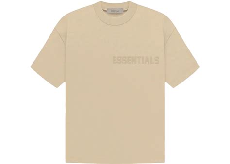 Fear Of God Essentials Ss Tee Sand Mens Ss23 Us