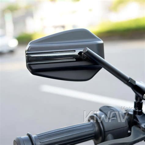 Road Naked Emperor Black Mirrors Compatible With Harley Davidson