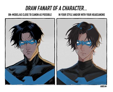 Dick Grayson And Nightwing Dc Comics And 1 More Drawn By Beens1995