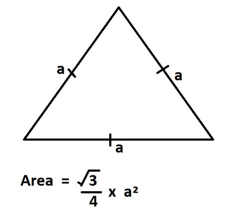 Equilateral Triangle Formula