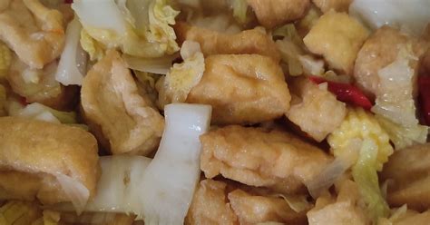 Resep Tumis Sawi Putih Tahu Oleh Faradilla Fernanda Cookpad