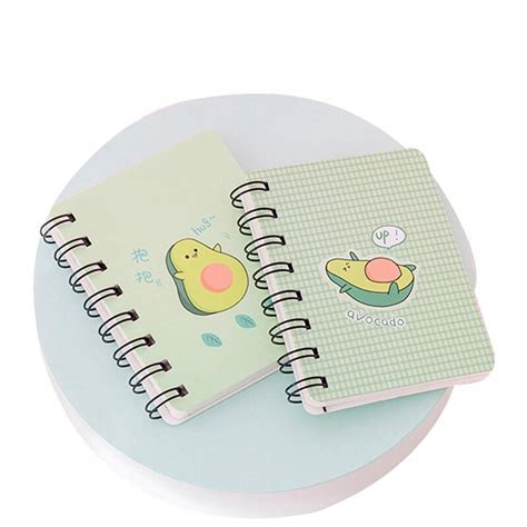 Kawaii Green Cartoon Mini Coil Notebook Cute Rollo Vicedeal