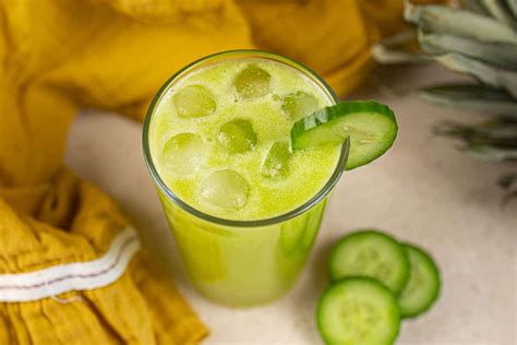 Pineapple And Cucumber Juice