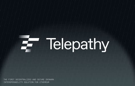 Were Excited To Introduce Telepathy The First Decentralized And