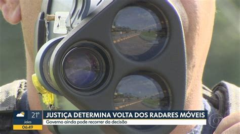 Justiça determina volta dos radares móveis nas rodovias federais Bom
