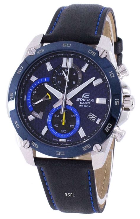 Casio Edifice Chronograph Quartz EFR 557BL 2AV EFR557BL 2AV Men S Watch