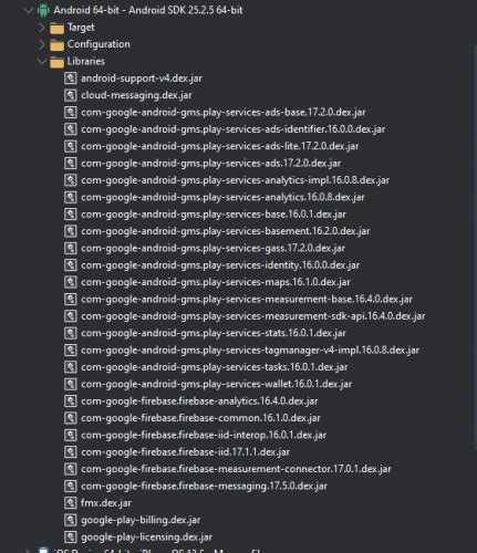 the android app doesn t start at specific devices fmx delphi praxis