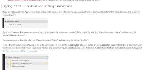 Make Selecting Subscriptions More Discoverable · Issue 351 · Microsoft