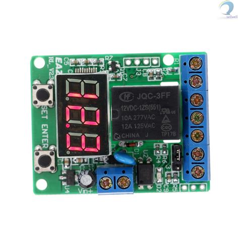Dc 12v Voltage Detection Charging Discharge Monitor Test Relay Switch Control Board Modulerelay