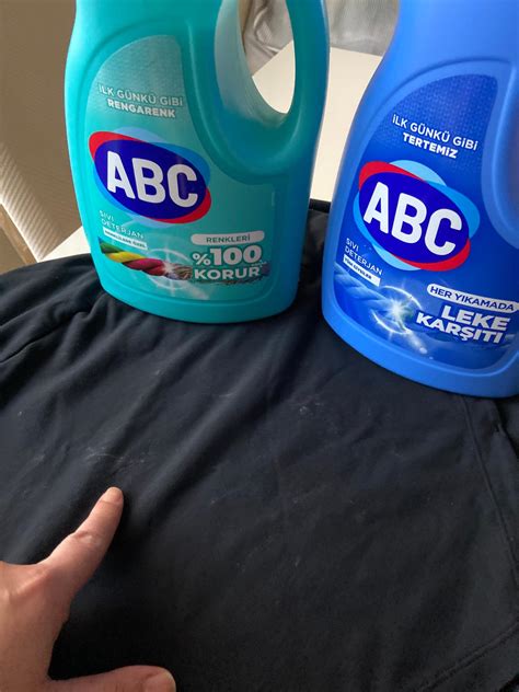 Abc Deterjan Abc Sıvı Deterjan Leke Bırakıyor Çamaşırlarda Şikayetvar