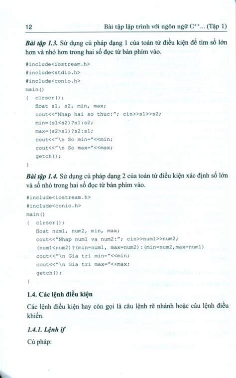 BÀI TẬP LẬP TRÌNH VỚI NGÔN NGỮ C TỪ CƠ BẢN ĐẾN NÂNG CAO Tập