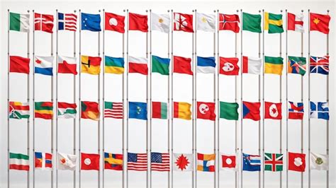 Comprehensive Set Of Global Country Flags Premium Ai Generated Image
