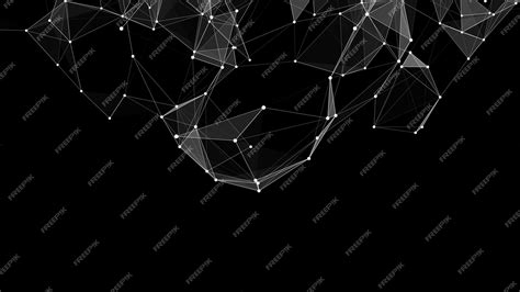 Premium Vector Global Network Connections Abstract Vector Neural
