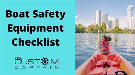 Boat Safety Equipment Checklist