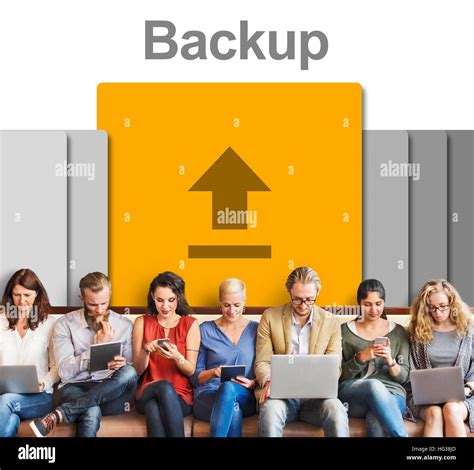 Data Backup Information Technology Concept Stock Photo Alamy