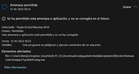 Update Uility Is Marked As A Trojan By Windows Defender Redlabs Update Utility Community