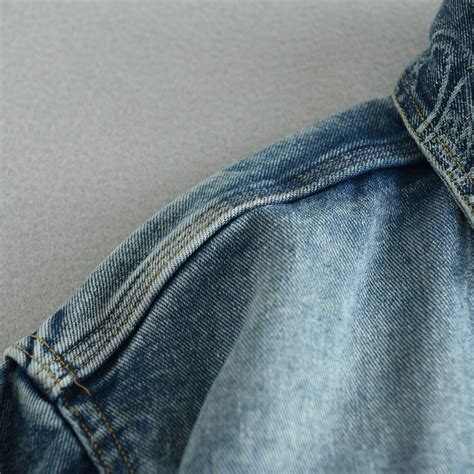 Badu Bg Инструментална носталгична дънкова риза със снежинка за мъже Есенна мъжка ретро яке с