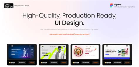 realheroos unsplash for ui design r designfreebie