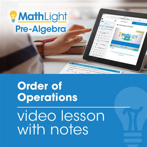Order Of Operations Explanation Video With Student Notes Distance