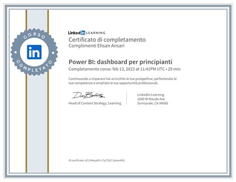 Ehsan Ansari On Linkedin Certificate Of Completion