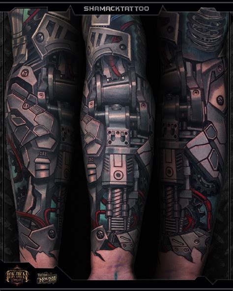Terminator Robot Arm Tattoo