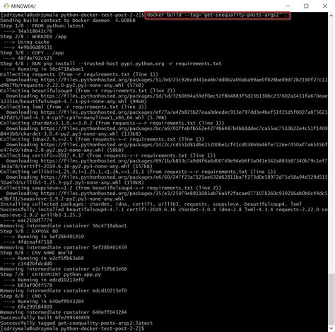 docker dla “amatora” danych cz 2 przekazywanie parametrów do