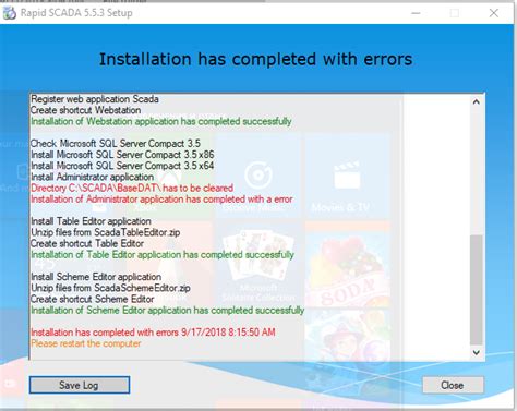 Не устанавливается Administrator Форум Rapid Scada