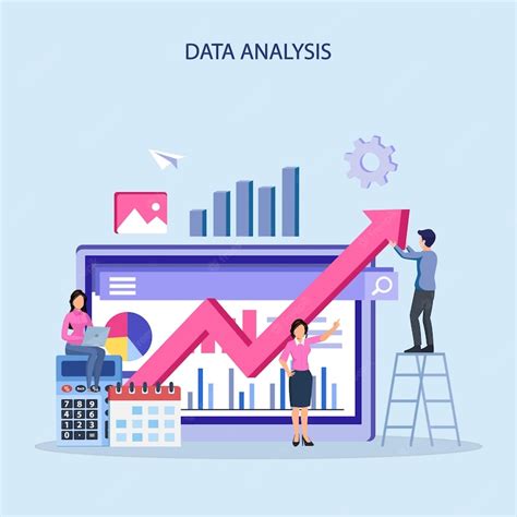 Premium Vector Data Analysis Illustration Vector Statistical For