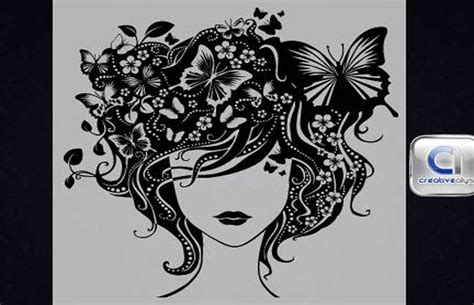 Girly Floral Vector Design Wow Vectors