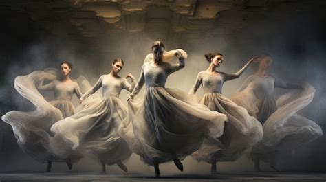 Premium Ai Image The Grace And Power Of A Ballet Ensemble In A