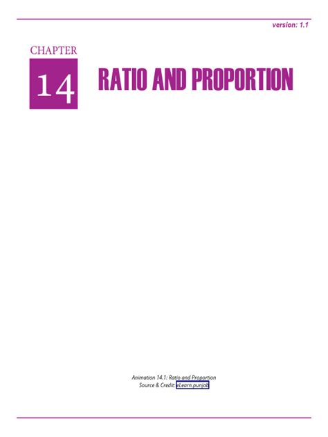 Ratio Proportion Pdf Triangle Mathematics