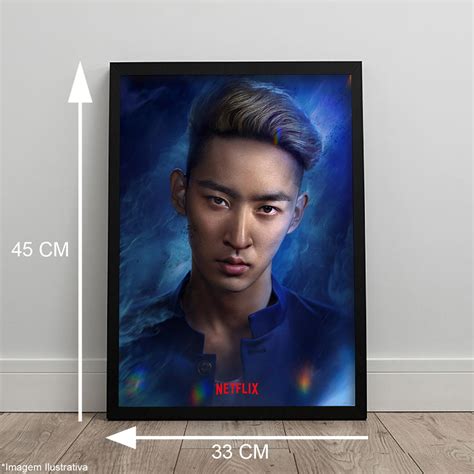 Quadro Yu Yu Hakusho Série Netflix Kuwabara C Moldura A3 Elo7