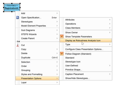 Uml How Can I Make A Stereotype In Visual Paradigm Stack Overflow