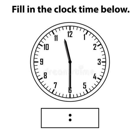 Analog Clock What Is The Time Write The Learning Clock And Math